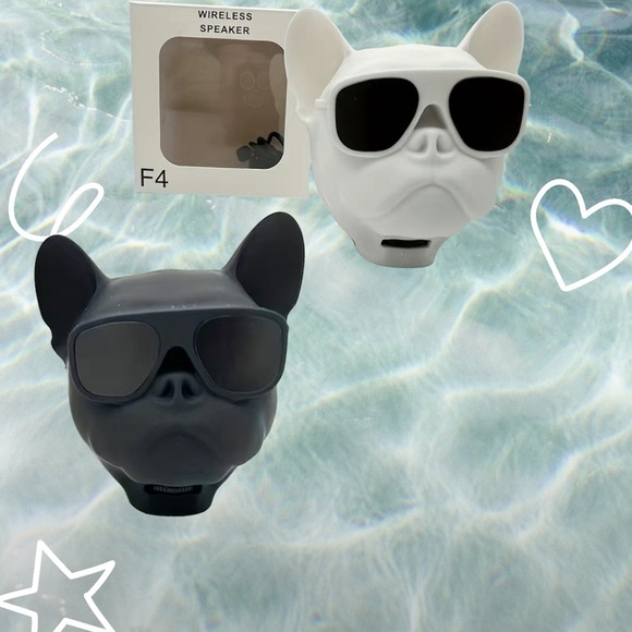 Other | Nwt Wireless Dog Speaker Black And White Available | Poshmark